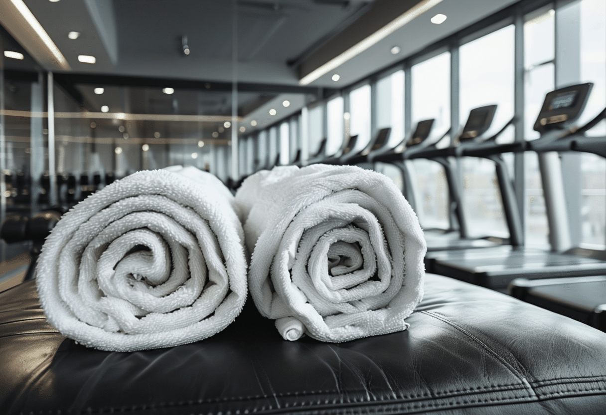 Fresh Towels and Mats for Your Gym in 23518, VA | Washed Laundry Service